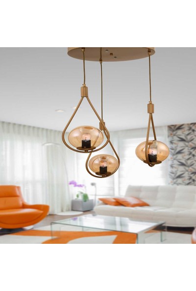 Begüsa Meksika 3'lü Eskitme Bal Glop Cam