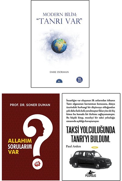 Modern Bilim Tanrı Var - Allahım Sorularım Var? - Taksi Yolculuğunda Tanrı’yı Buldum (3 Kitap Set) Modern Bilim Tanrı Var - Allahım Sorularım Var? - Taksi Yolculuğunda Tanrı’yı Buldum (3 Kitap Set)