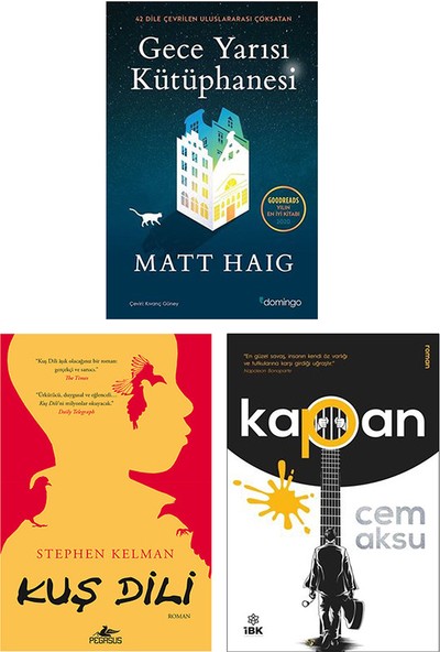 Gece Yarısı Kütüphanesi - Kuş Dili - Kapan (3 Kitap Set) Gece Yarısı Kütüphanesi - Kuş Dili - Kapan (3 Kitap Set)