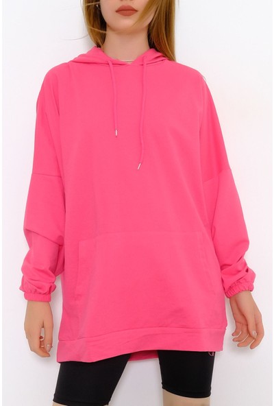 Gunkes Kanguru Cepli Sweat Fuşya - 2349.105. Gunkes Kanguru Cepli Sweat Fuşya - 2349.105.