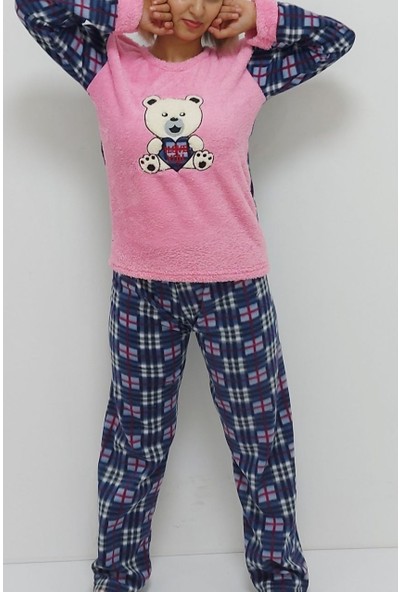 Atsy Panda Desenli Pijama Takımı Pembe Atsy Panda Desenli Pijama Takımı Pembe