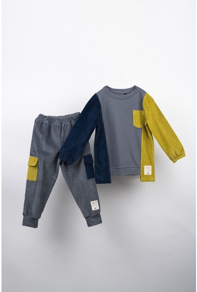 Moi Noi Parçalı Kadife Takım