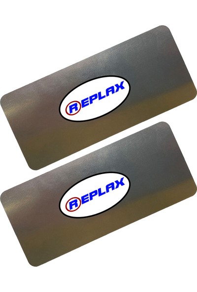 Replax Rötuş Çeliği 4 cm x 9 cm Paslanmaz 2 Adet Replax Rötuş Çeliği 4 cm x 9 cm Paslanmaz 2 Adet