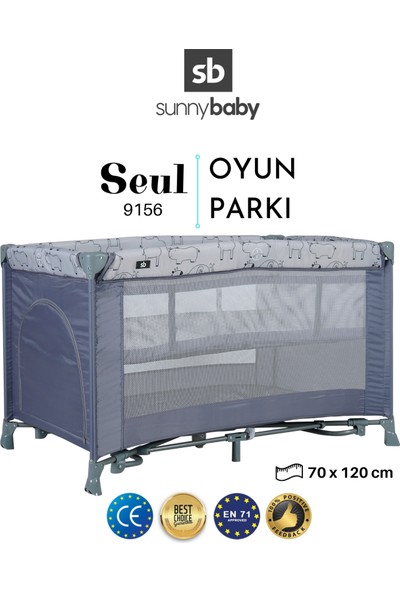 Sunny Baby Seul Oyun Parkı 70X120 cm Sunny Baby Seul Oyun Parkı 70X120 cm