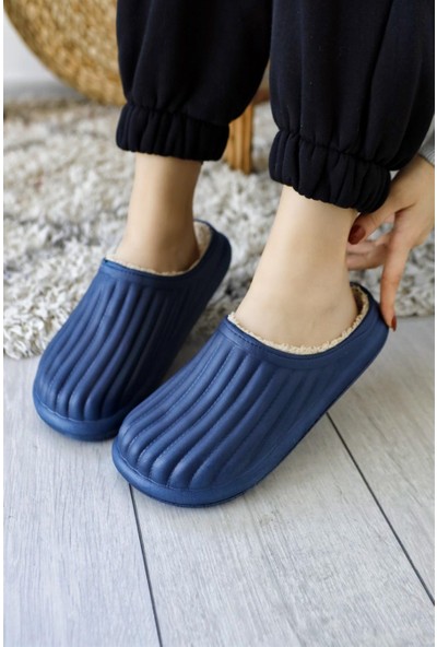 Prego Kadın Kırmızı Eva Içi Tüylü Oluk Detaylı Haf