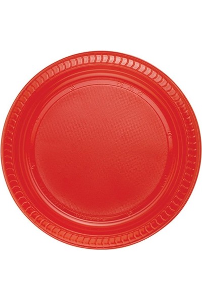 Kırmızı Renk 26 cm Plastik Parti Tabağı 8 Adet. Kırmızı Renk 26 cm Plastik Parti Tabağı 8 Adet.