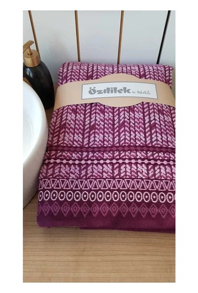 Özdilek 70 x 140 cm Plaj Boy Banyo Havlusu Teraph Bordo