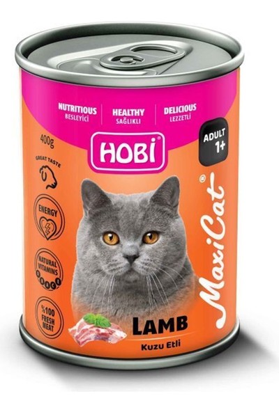 Hobi Maxicat Kuzu Etli Kedi Konserve 400 gr Hobi Maxicat Kuzu Etli Kedi Konserve 400 gr
