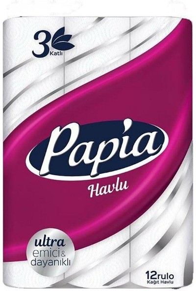 Papia Kağıt Havlu 12LI (Ipek Özlü)