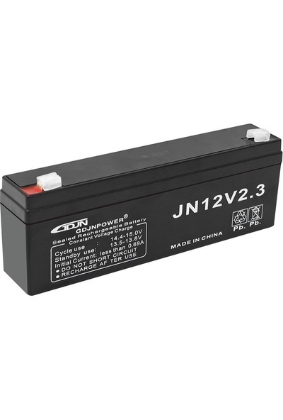 Gdjn Akü 12 Volt 2.3 Amper Yatık Uzun Gdjn JN12V2.3 ( 178 x 34 x 60 mm ) Gdjn Akü 12 Volt 2.3 Amper Yatık Uzun Gdjn JN12V2.3 ( 178 x 34 x 60 mm )