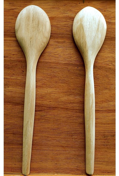 Ahşap Gürgen Ağacından Kaşık 2 Parça 24CM Mutfak Yemek Gereçleri Kaşık Ahşap Gürgen Ağacından Kaşık 2 Parça 24CM Mutfak Yemek Gereçleri Kaşık