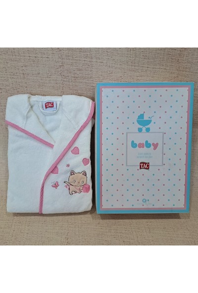 Taç Bebek Sweet Friends Bornoz 2-4 Yaş Bornoz