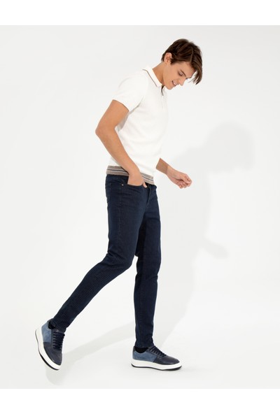 Pierre Cardin Erkek Lacivert Denim Pantolon 50259688-VR033