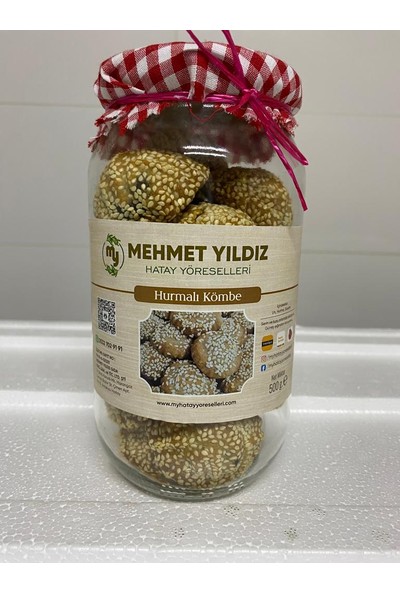 My Hatay Yöreselleri Hurmalı Kömbe 500 gr My Hatay Yöreselleri Hurmalı Kömbe 500 gr