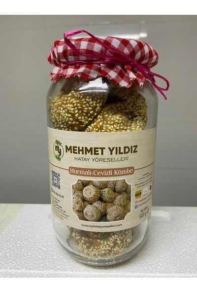 My Hatay Yöreselleri Hurmalı Cevizli Kömbe 500 gr My Hatay Yöreselleri Hurmalı Cevizli Kömbe 500 gr