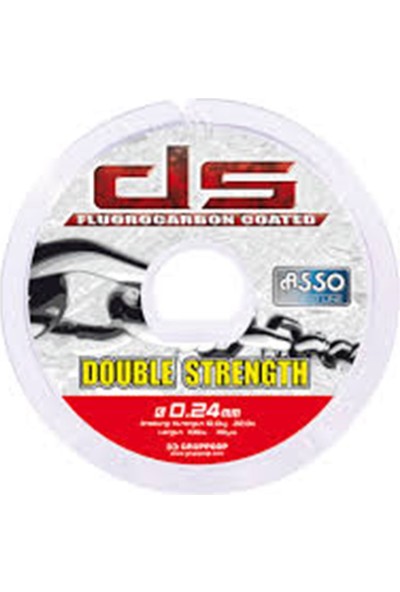 Asso Double Strenght Fluorocarbon 100MT Spin Lrf Kaplama Misina Asso Double Strenght Fluorocarbon 100MT Spin Lrf Kaplama Misina