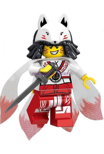 Xinh Ninjago Mini Figür Akita Wolf N-17 Xinh Ninjago Mini Figür Akita Wolf N-17
