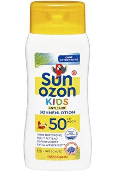 Sunozon Çocuk Güneş Losyonu Anti-Sand Spf 50 200ML Sunozon Çocuk Güneş Losyonu Anti-Sand Spf 50 200ML