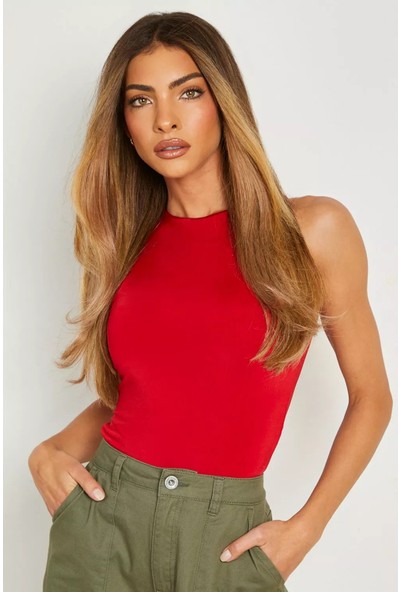 Renklife Sıfır Kol Çıtçıtlı Bodysuit