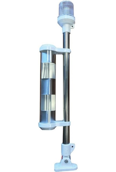 Bayrak Direği Radar Reflektörlü 50CM Ampul Işıklı Bayrak Direği Radar Reflektörlü 50CM Ampul Işıklı