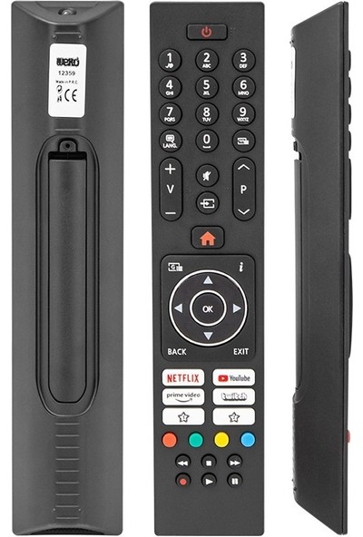 Weko Kl Vestel Netflıx- Vıdeo-Youtube-Twıtch Tuşlu Dikdörtgen Kalıp Lcd-Led Tv Kumanda Weko Kl Vestel Netflıx- Vıdeo-Youtube-Twıtch Tuşlu Dikdörtgen Kalıp Lcd-Led Tv Kumanda