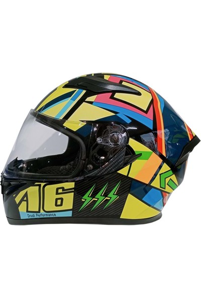 Jk-21 316 Model Güneş Vizörlü Kapalı Kask - WR46 Renkli - S Jk-21 316 Model Güneş Vizörlü Kapalı Kask - WR46 Renkli - S
