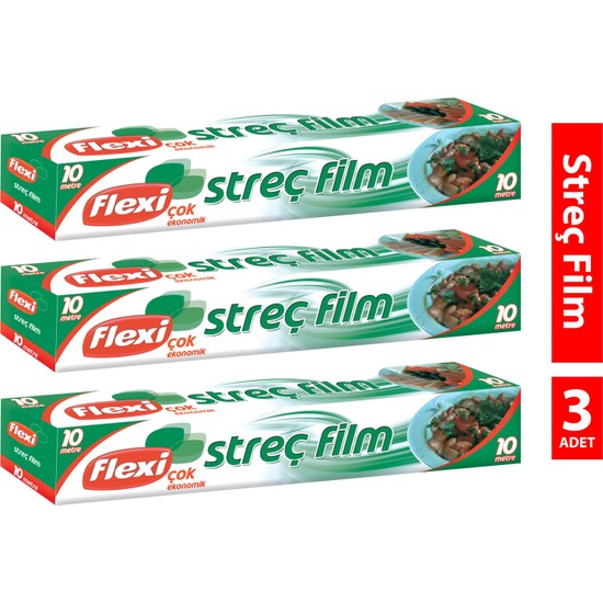 Flexi Streç Film 10 Metre 3 Adet Fiyatı - Taksit Seçenekleri