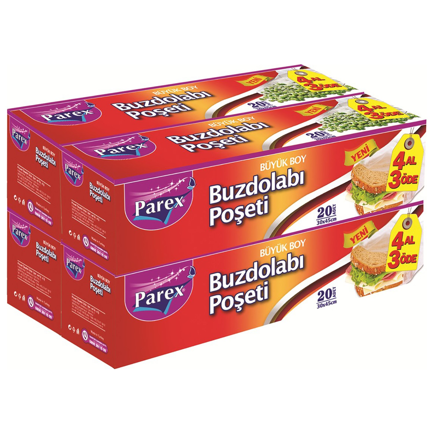 Parex Büyük Boy Buzdolabı Poşeti 4 Al 3 Öde Fiyatı Parex Büyük Boy Buzdolabı Poşeti 4 Al 3 Öde Fiyatı