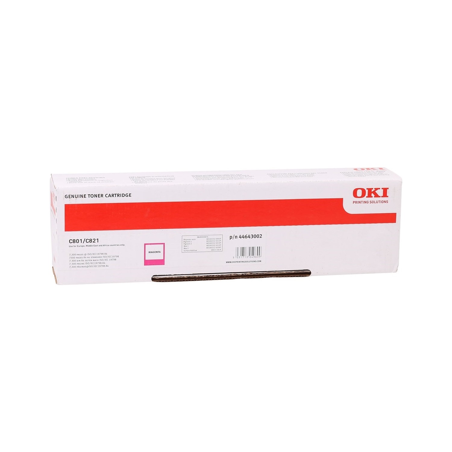 Oki Toner C801-C821 44643006 Kırmızı 7,3K Fiyatı