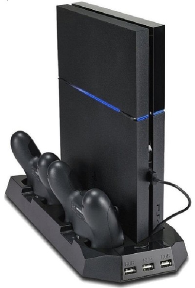 Powerstar Ps4 Slim Çift Fanlı Dikey Soğutucu Ve Kol Şarj Edici Yh22 Powerstar Ps4 Slim Çift Fanlı Dikey Soğutucu Ve Kol Şarj Edici Yh22