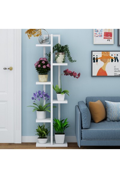 Boss Group Çiçeklik 6 Bölmeli, Raf Metal Çerçeve Boss Group Çiçeklik 6 Bölmeli, Raf Metal Çerçeve