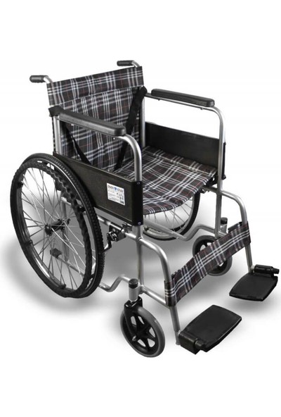 Dodo Standart Ekose Katlanabilir Tekerlekli Sandalye Dodo Standart Ekose Katlanabilir Tekerlekli Sandalye