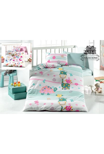 Zürafa Bebek Ultra Organik Pamuk Nevresim Takımı Zürafa Bebek Ultra Organik Pamuk Nevresim Takımı