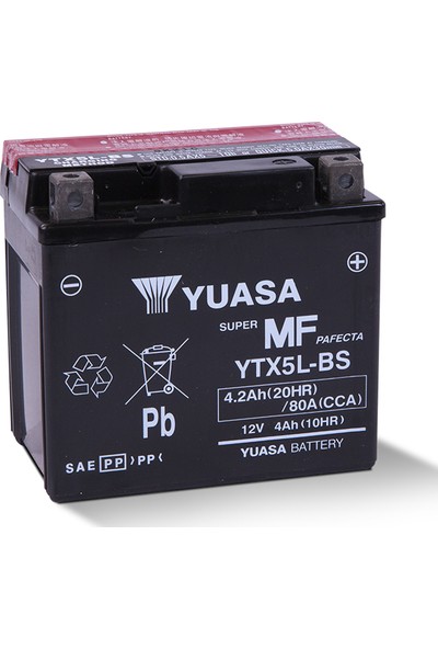 Yuasa YTX5L-BS Motosiklet Aküsü Yuasa YTX5L-BS Motosiklet Aküsü