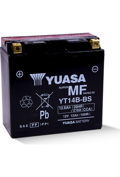 Yuasa YT14B-BS Motosiklet Aküsü Yuasa YT14B-BS Motosiklet Aküsü