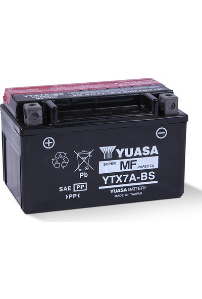 Yuasa YTX7A-BS Motosiklet Aküsü Yuasa YTX7A-BS Motosiklet Aküsü