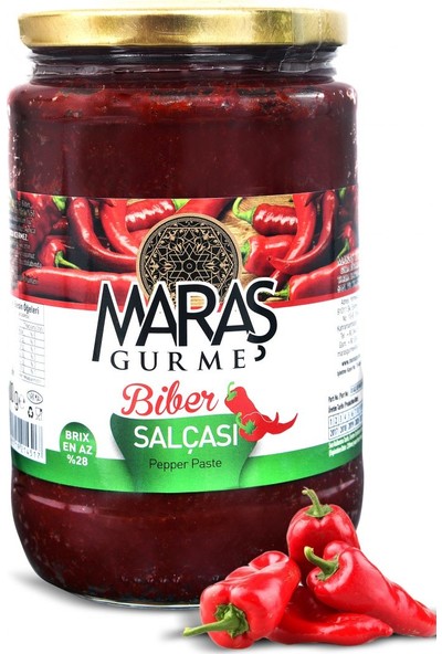 Maraş Gurme Maraş Biber Salçası 700 gr Maraş Gurme Maraş Biber Salçası 700 gr
