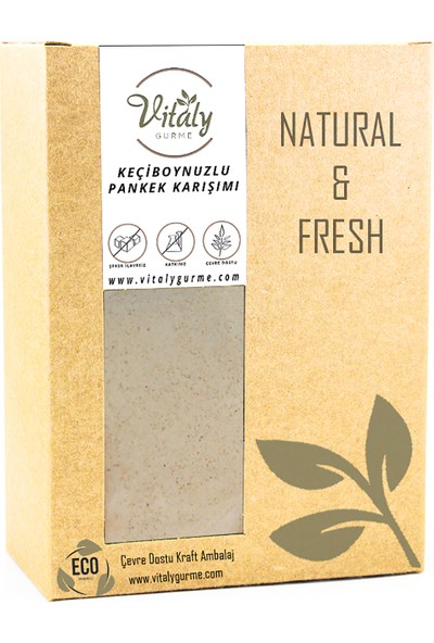 Vitaly Gurme Doğal Keçiboynuzlu Pankek Karışımı 250 gr