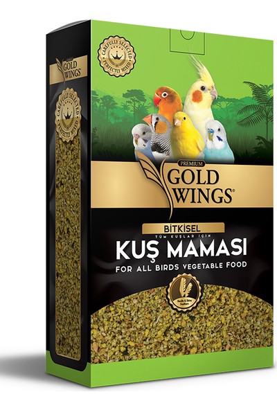 Gold Wings Premium Bitkisel Kuş Maması 1 Kg Gold Wings Premium Bitkisel Kuş Maması 1 Kg
