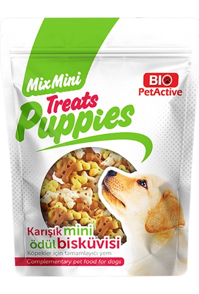 Bio Pet Active Treats Puppies Ödül Bisküvisi 200 gr