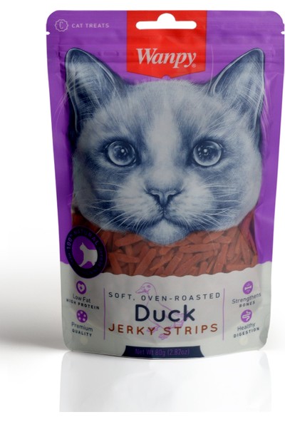 Wanpy Gerçek Ördek Fileto 80 gr Yumuşak Kedi Ödülü Wanpy Gerçek Ördek Fileto 80 gr Yumuşak Kedi Ödülü