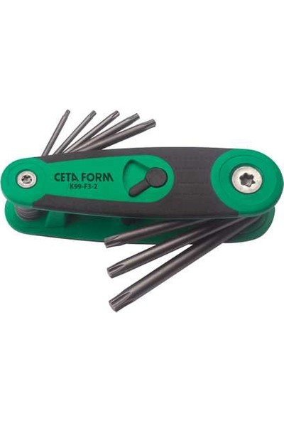Ceta K99-F3-2 8 Parça Çakı Tipi Torx Anahtar Seti Ceta K99-F3-2 8 Parça Çakı Tipi Torx Anahtar Seti