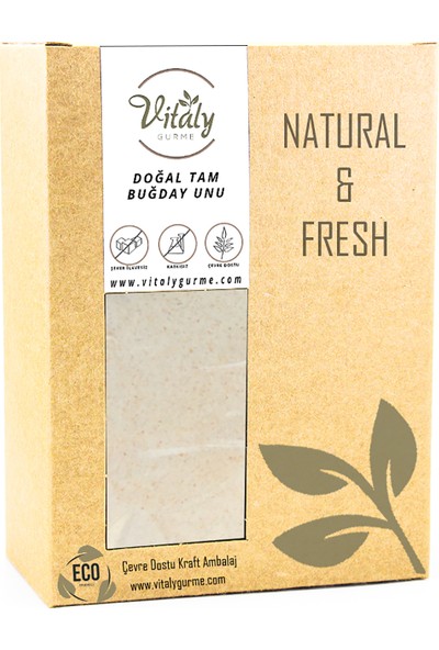 Vitaly Gurme Doğal Un Tam Buğday Unu 500 gr