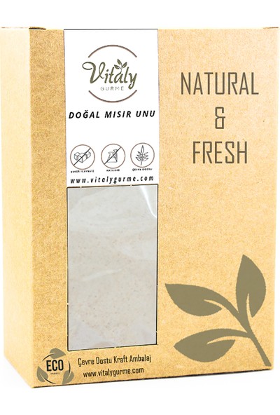 Vitaly Gurme Doğal Un Mısır Unu 500 gr
