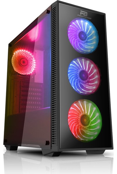 Power Boost VK-G1007RGB USB 3.0 Tempered Glass Pencereli RGB Fanlı Gaming Kasa (PSU Yok) (JBST-VKG1007RGB) Power Boost VK-G1007RGB USB 3.0 Tempered Glass Pencereli RGB Fanlı Gaming Kasa (PSU Yok) (JBST-VKG1007RGB)