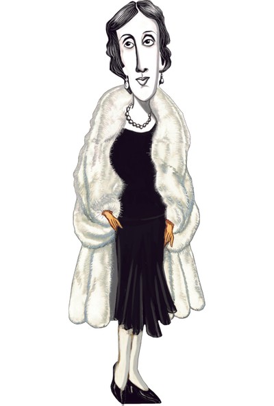 Virginia Woolf Karikatür Ayraç