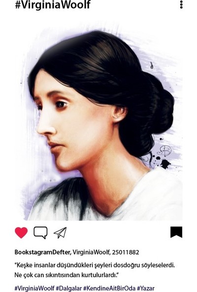 Virginia Woolf- Bookstagram Defter