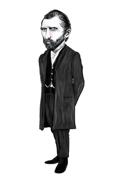 Vincent Van Gogh Karikatür Ayraç