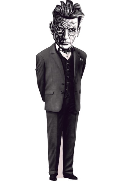 Samuel Beckett Karikatür Ayraç