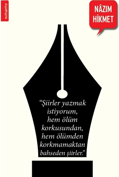 Nazim Hikmet Motto Defter